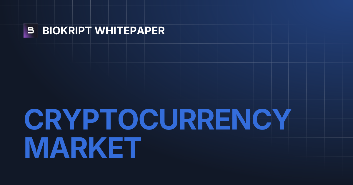 CRYPTOCURRENCY MARKET | BIOKRIPT WHITEPAPER